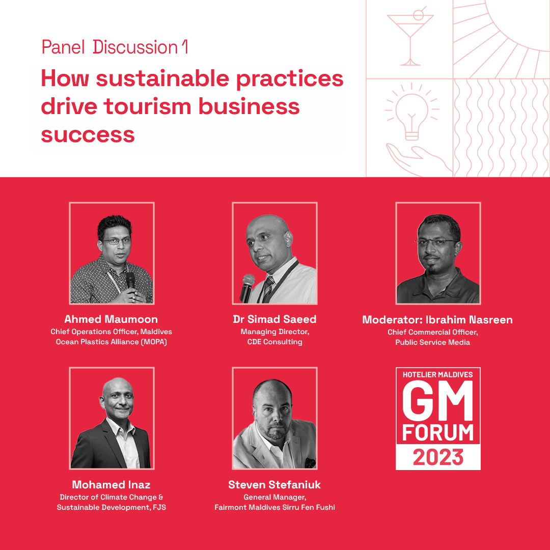 Panel discussion at Hotelier Maldives GM Forum 2023: How sustainable ...