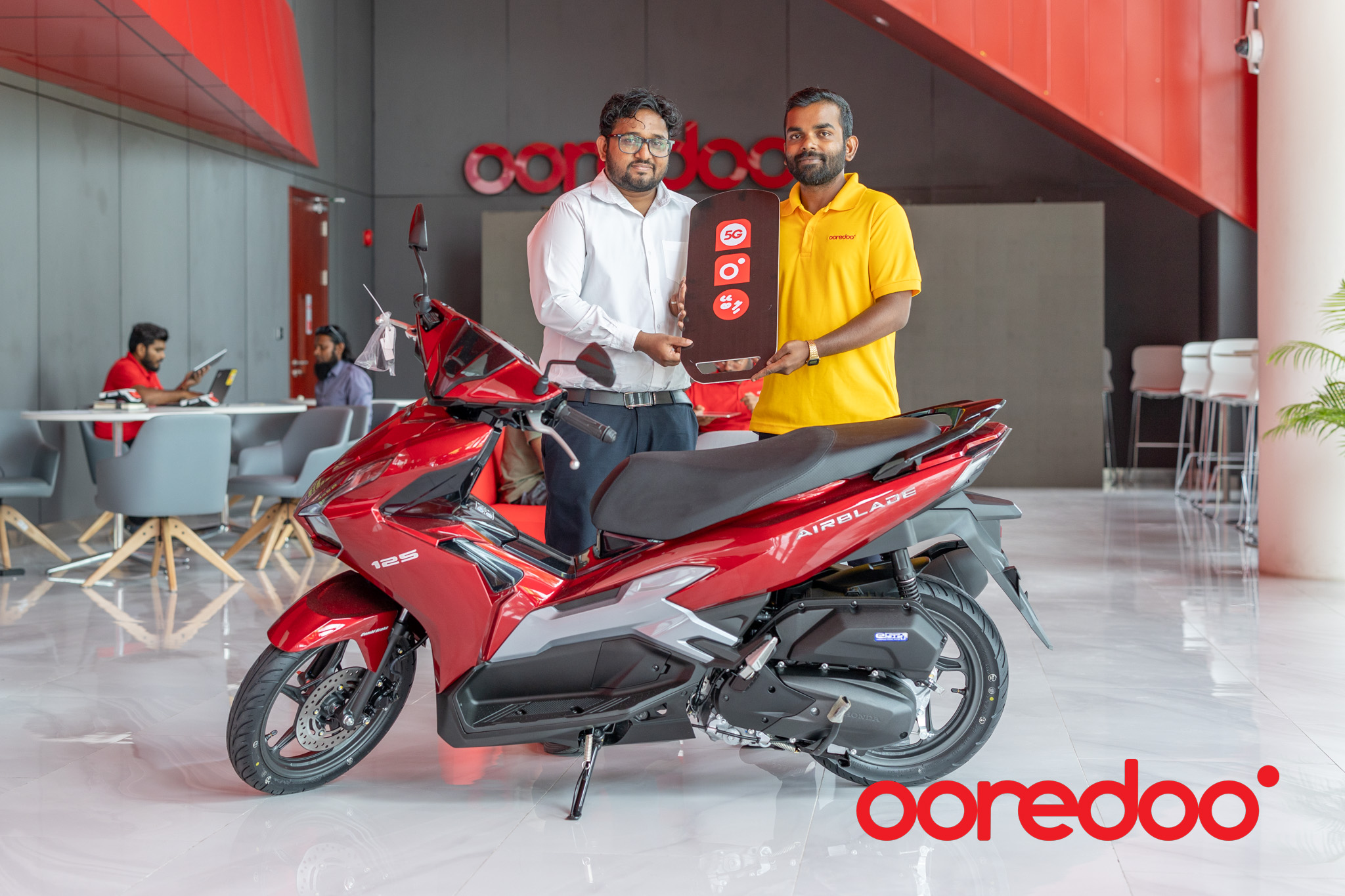 Ooredoo Maldives gives away motorcycles every 3 days in ‘5G Libey ...