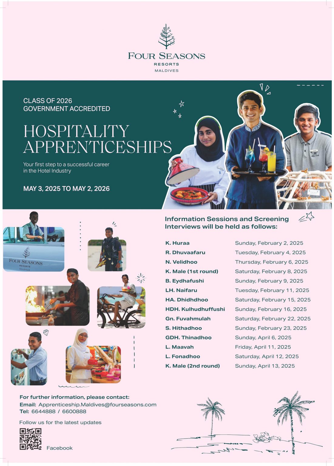Four Seasons Resorts Maldives opens recruitment for 2026 apprenticeship programme – Hotelier ...
