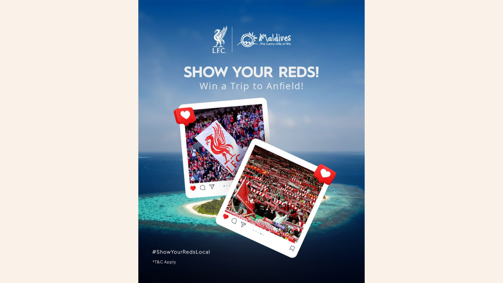 Visit Maldives, Liverpool FC launch competitions for fans to win ...