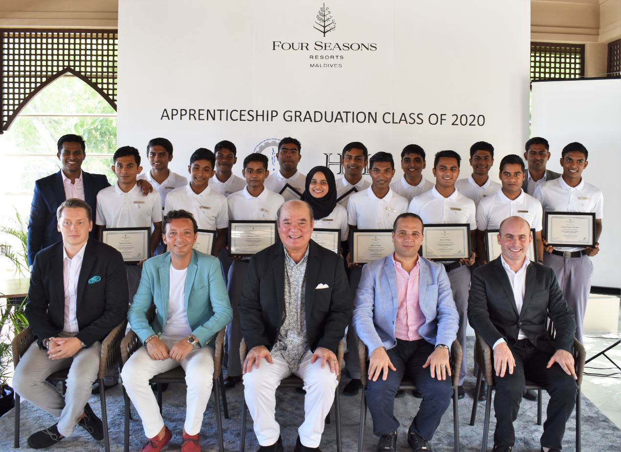 20th Four Seasons Maldives Apprenticeship Graduation Ceremony ...